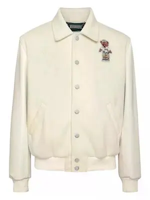 Philipp Plein Bear-embroidered Jacket