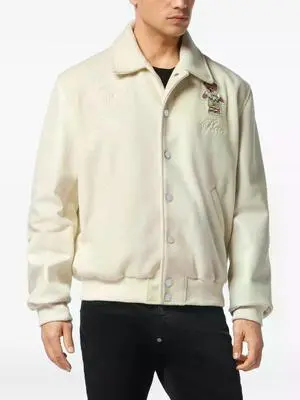 Philipp Plein Bear-embroidered Jacket