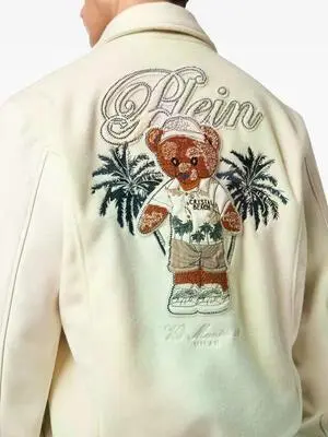 Philipp Plein Bear-embroidered Jacket