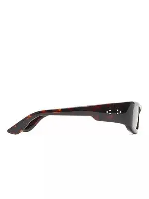PORT TANGER Rectangle Tortoiseshell Sunglasses