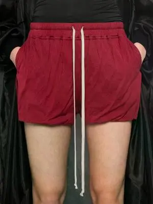 Rick Owens Side-slit Jersey Shorts