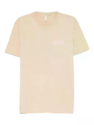SUNFLOWER Oval-logo Cotton T-shirt