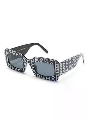 Marc Jacobs Monogram Rectangular-frame Sunglasses