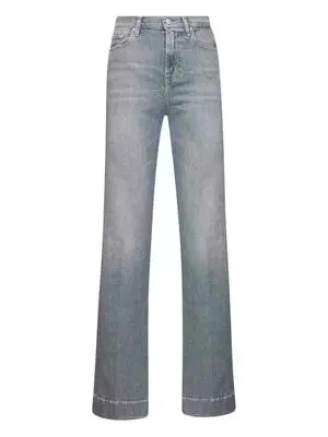 7 For All Mankind High-waist Straight Leg Jeans