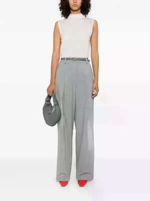 Vince Sleeveless Mock-neck Top