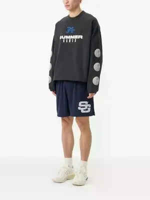 SUMMER GAMES Logo-print Long-sleeve T-shirt