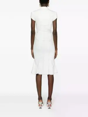 MURMUR Contrast-stitching Denim Dress