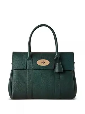 Mulberry Bayswater Grain-leather Tote Bag - Green