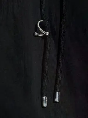 Sportmax Ring-detail Drawstring Hoodie
