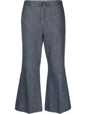 Fabiana Filippi Drawstring Flared Trousers