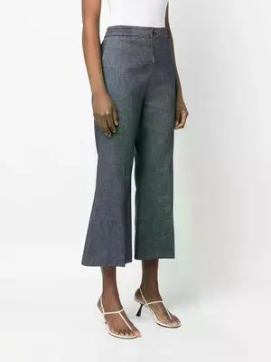 Fabiana Filippi Drawstring Flared Trousers