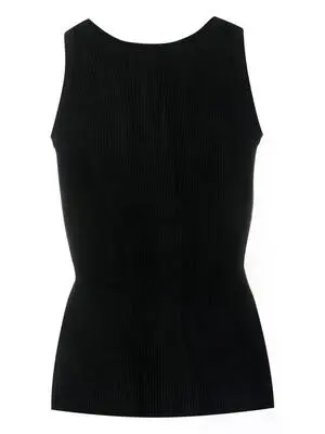 Auralee Sleeveless Cotton Knitted Top