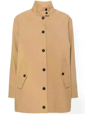 Fabiana Filippi High-neck Single-breasted Coat