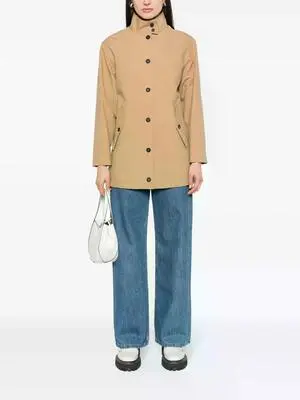 Fabiana Filippi High-neck Single-breasted Coat
