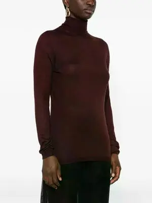 Fabiana Filippi Cashmere-silk Roll-neck Sweater
