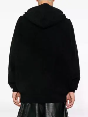 Rick Owens Hooded Zip-up Hoodie