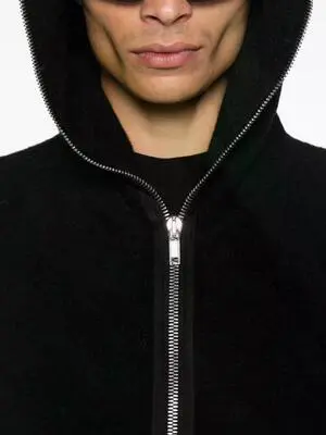 Rick Owens Hooded Zip-up Hoodie