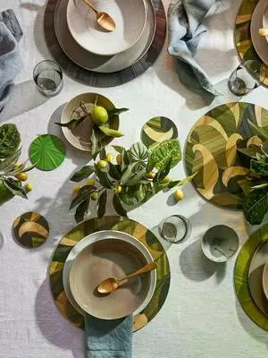 HESTIALIVING Tropique Round Tablemats