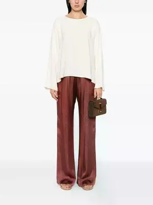 FORTE_FORTE Round-neck Blouse