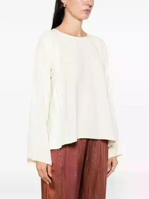 FORTE_FORTE Round-neck Blouse