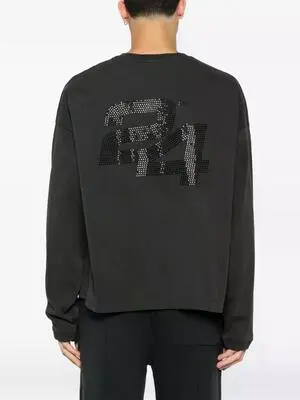 SUMMER GAMES Rhinestone-embellished Sweatshirt