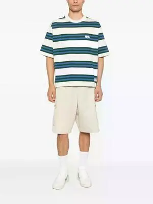 SUMMER GAMES Striped Organic Cotton T-shirt