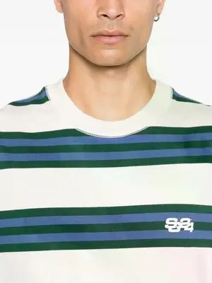SUMMER GAMES Striped Organic Cotton T-shirt