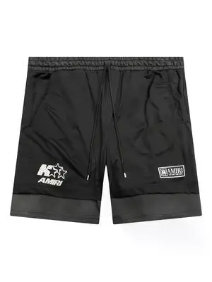 Amiri Logo-print Mesh Basketball Shorts - Black