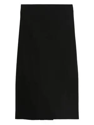 Alberta Ferretti Black Wash Skirts