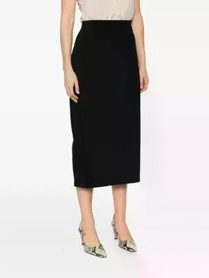 Alberta Ferretti Pencil Wool-blend Skirt