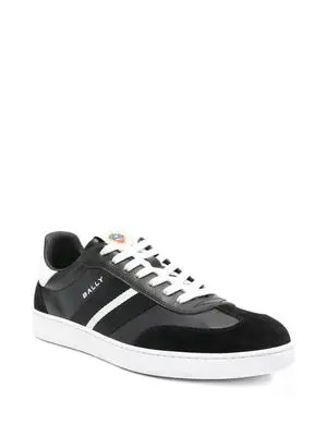 Bally Raise Leather Sneakers - Black