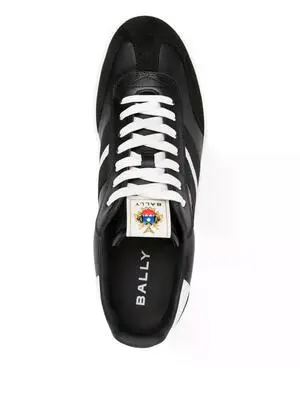 Bally Raise Leather Sneakers - Black