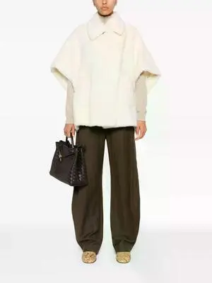 Max Mara Tebe Fleece Wool-blend Cape