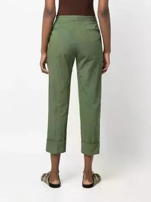 Fabiana Filippi Concealed Front-fastening Trousers - Green