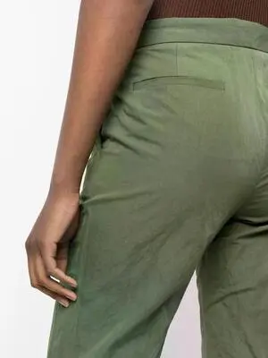 Fabiana Filippi Concealed Front-fastening Trousers - Green