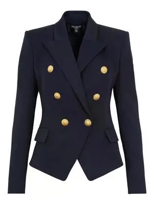 Balmain Double-breasted Wool Jacket