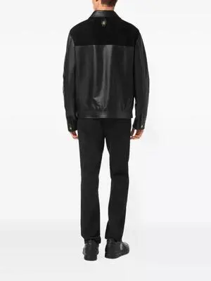BILLIONAIRE Leather Bomber Jacket