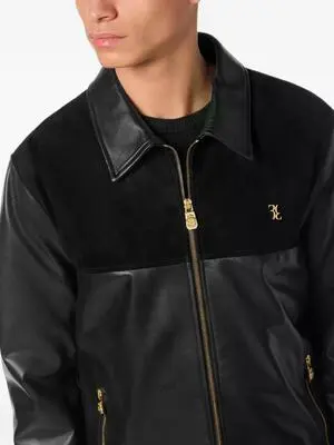 BILLIONAIRE Leather Bomber Jacket