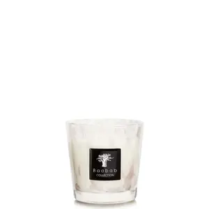 BAOBAB COLLECTION Candle Pearls White Max 08 - One-color