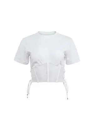Fleur Du Mal Corset T-shirts For Women