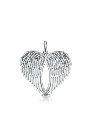 BRIONY RAYMOND Wings Of Strength Medallion - 18 Karat White Gold