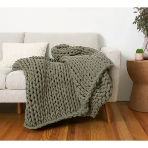 BEARABY Tree Napper Cooling Weighted Blanket, Small 10 Lbs - Sage