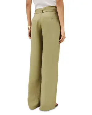 Ba&sh Dola Pleated Belted Pants