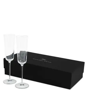 Michael Aram Reflective Champagne Flute & Heart Frame Set