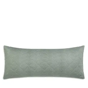 MATOUK Jasper Pillow Cover, Quilted Lumbar - Green