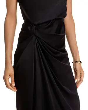 A.L.C. Dara Draped Dress - Black
