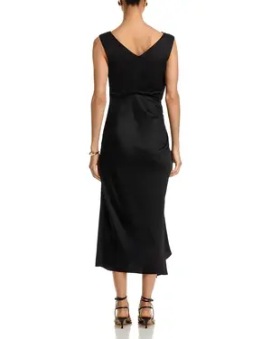 A.L.C. Dara Draped Dress - Black