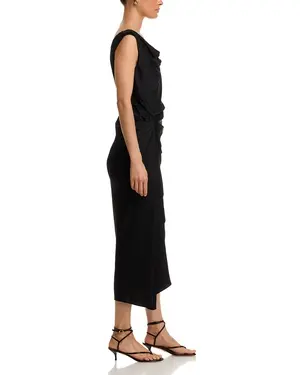 A.L.C. Dara Draped Dress - Black