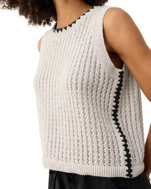 Marine Layer Clara Sleeveless Sweater Vest