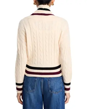 Steve Madden Contrast Stripe Sweater